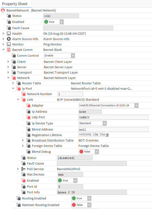 Niagara - BACnet - Basic configuration steps