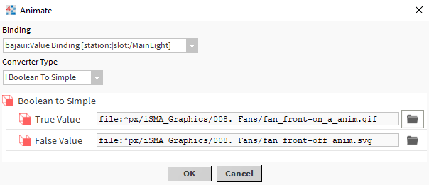 Niagara - Animate - Dynamic Widgets - Configuration