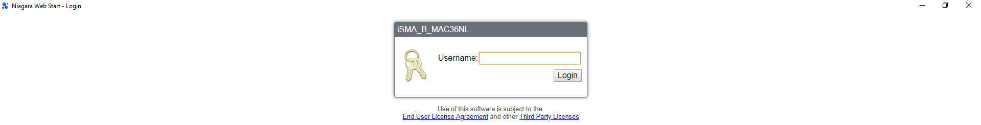 Niagara - WebService - Using JAVA applets - start-up