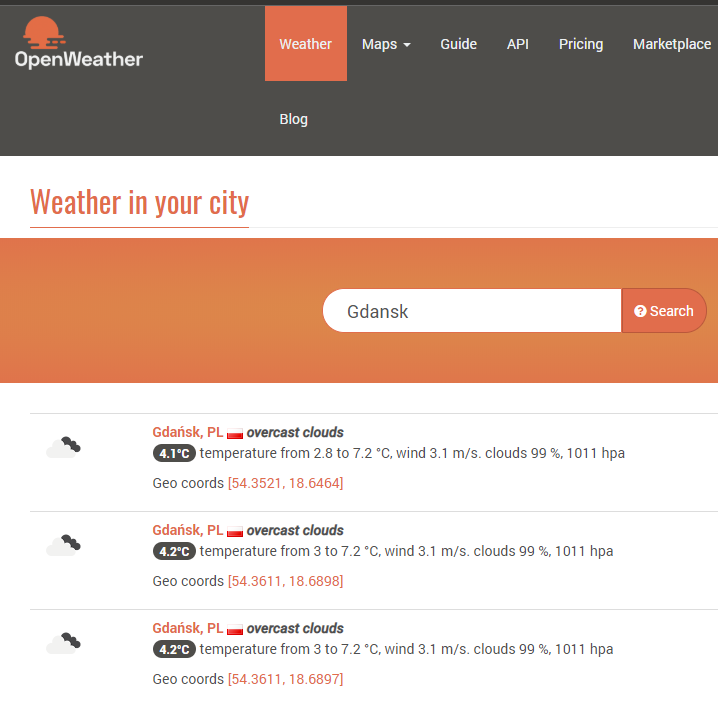 Niagara - Free WeatherService